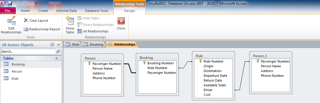 Using Microsoft Access 2010