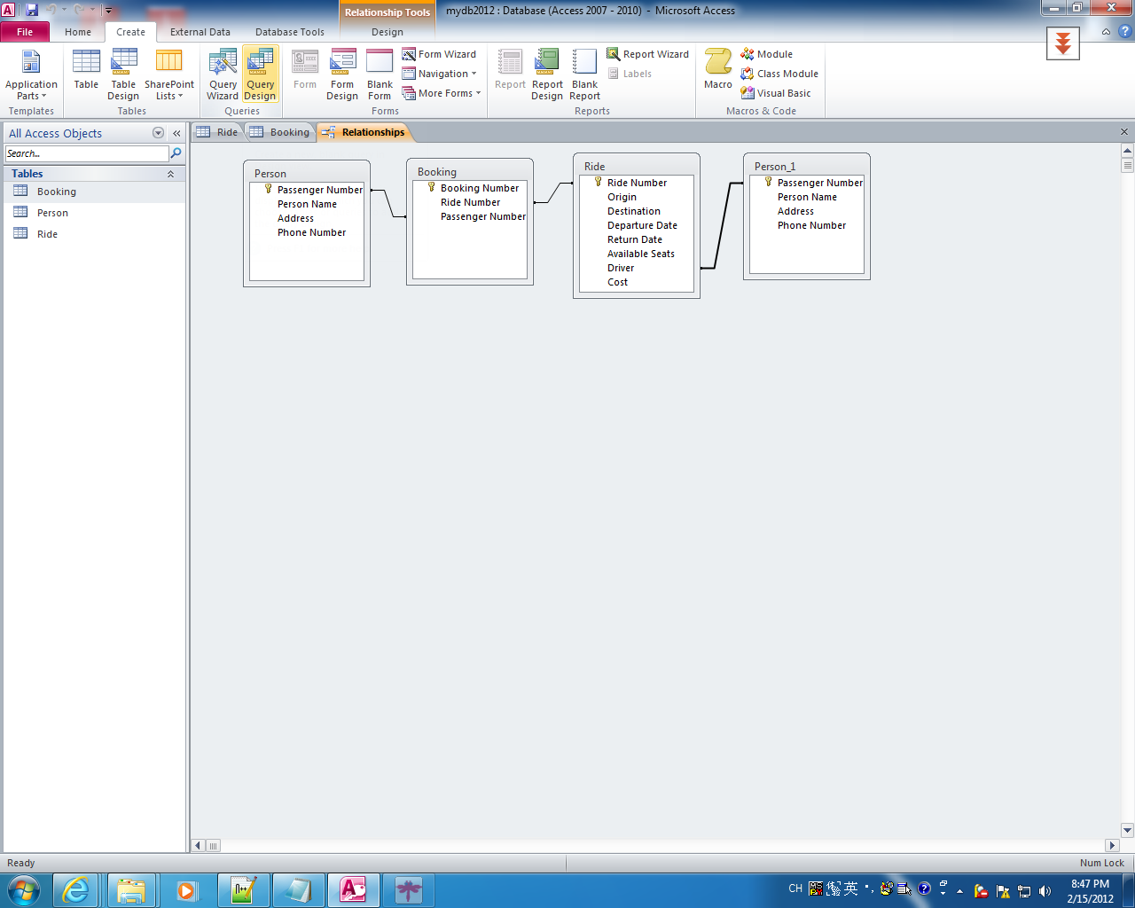 Using Microsoft Access 2010